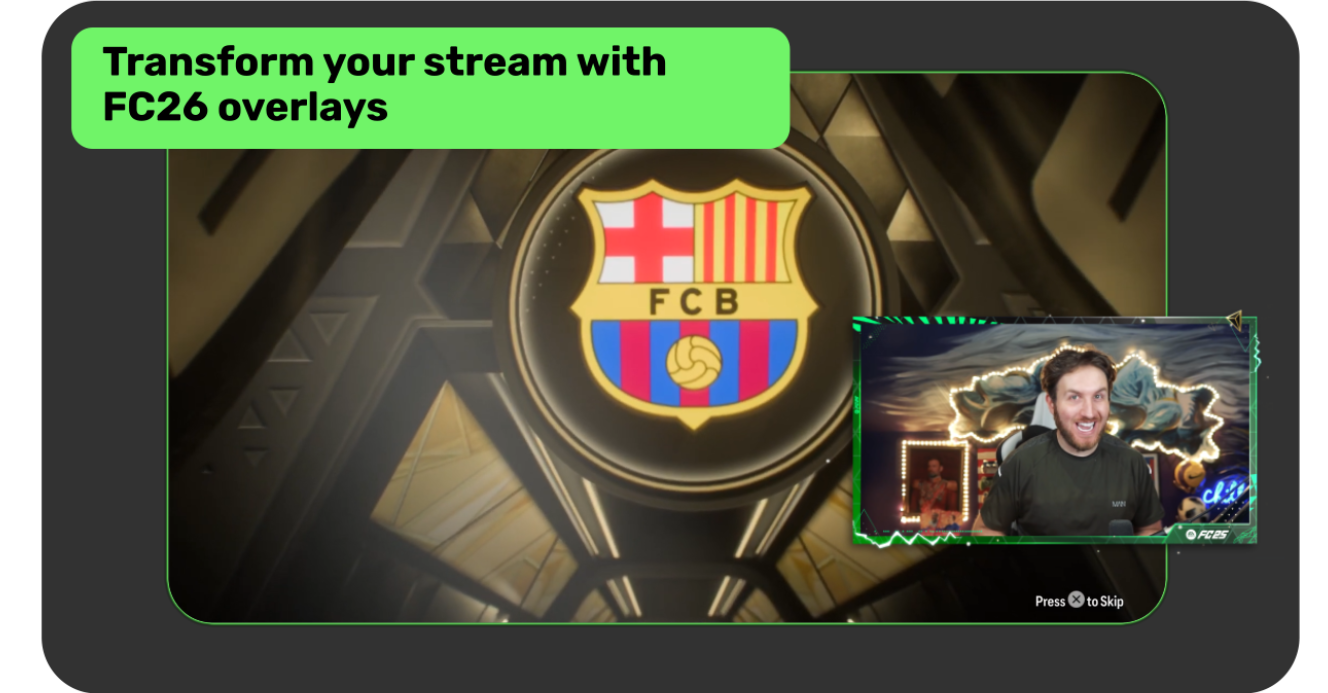 NanoCrea – FC26 Stream Packs & Overlays